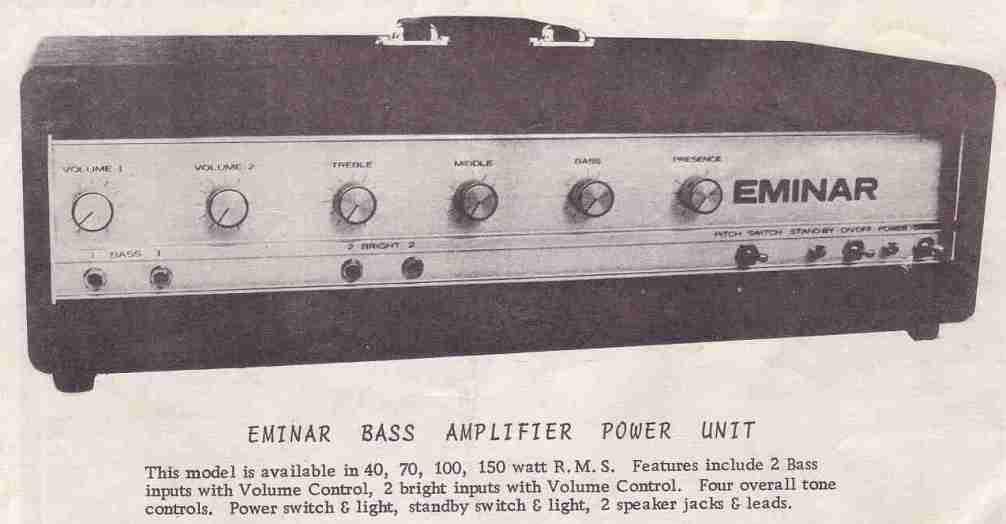 Eminar Bass 100W schematic and parts help